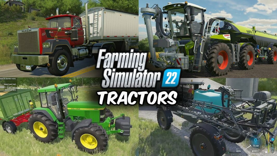 LS 22: Trailer for the Claas Xerion 4200 Saddle Trac Pack - Global ...