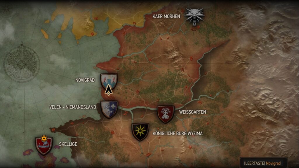 The Witcher as a university project: You've never seen the world map ...