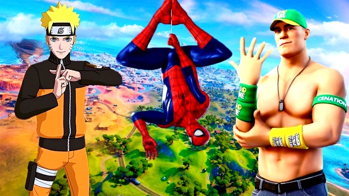Seznamte se s Johnem Cenou, Narutem a Spider-Manem - tohle je Fortnite ...