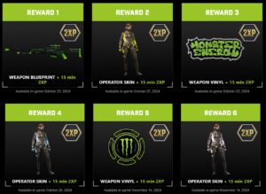 CoD Black Ops 6: All Monster Energy rewards and how to redeem them ...