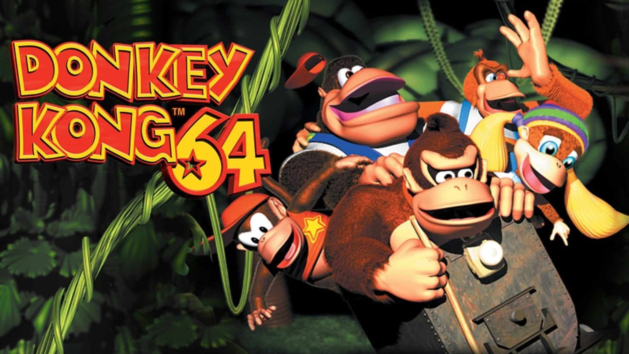 Le jeu Donkey Kong 64, un grand favori des fans, arrive enfin sur ...